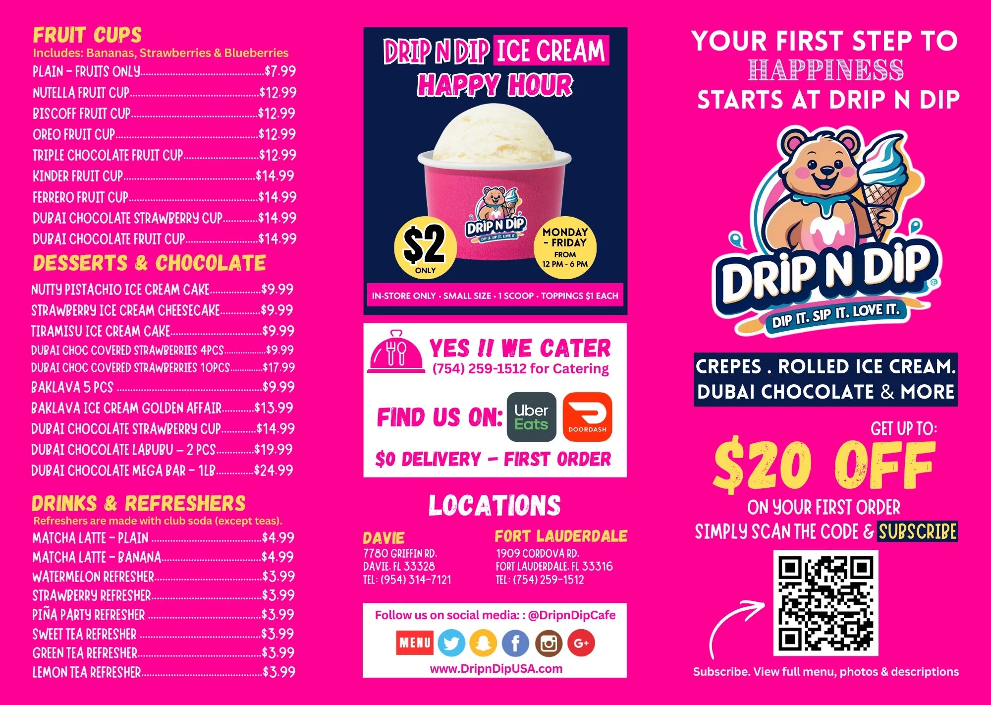 Drip N Dip Unveils Its New Menu in Davie & Fort Lauderdale – Drip n Dip