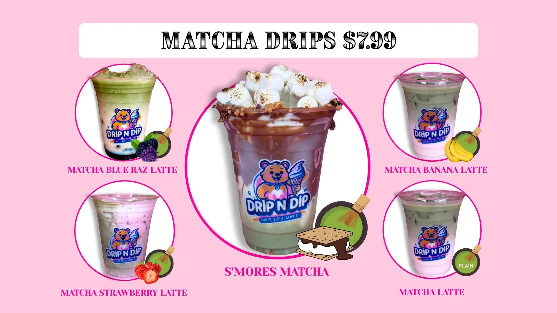 Drip n Dip Fort Lauderdale Adds Refreshing Matcha Tea Drinks to the Menu