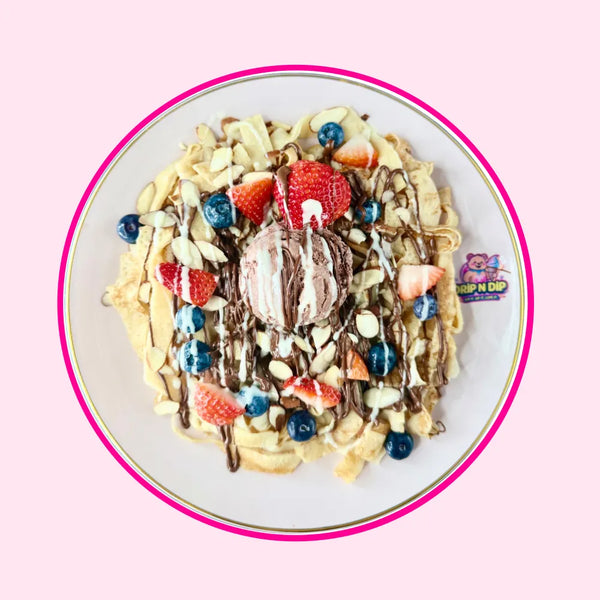 Drip n Dip Menu | Ice Cream Rolls, Crepes, Waffles & Desserts